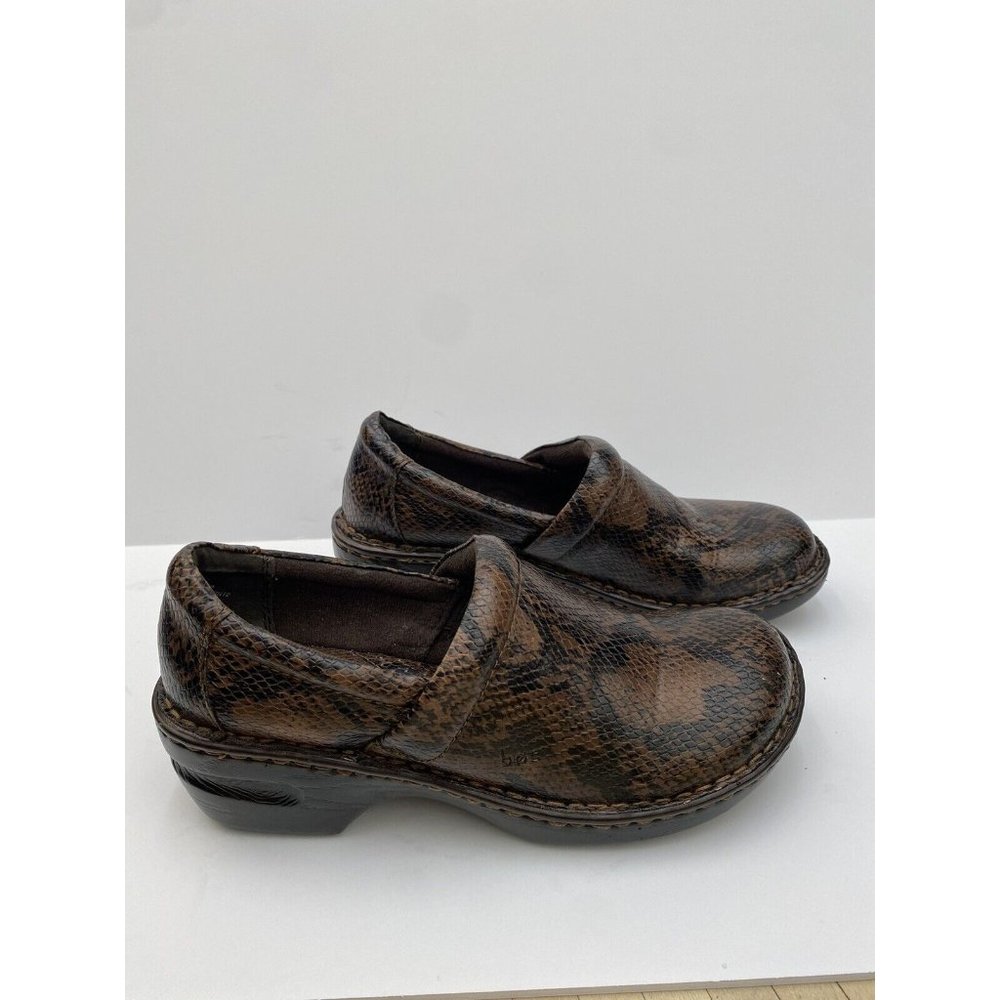 Boc Snake Print Pattern Women's Clog Mule Size 10 M S… - Gem